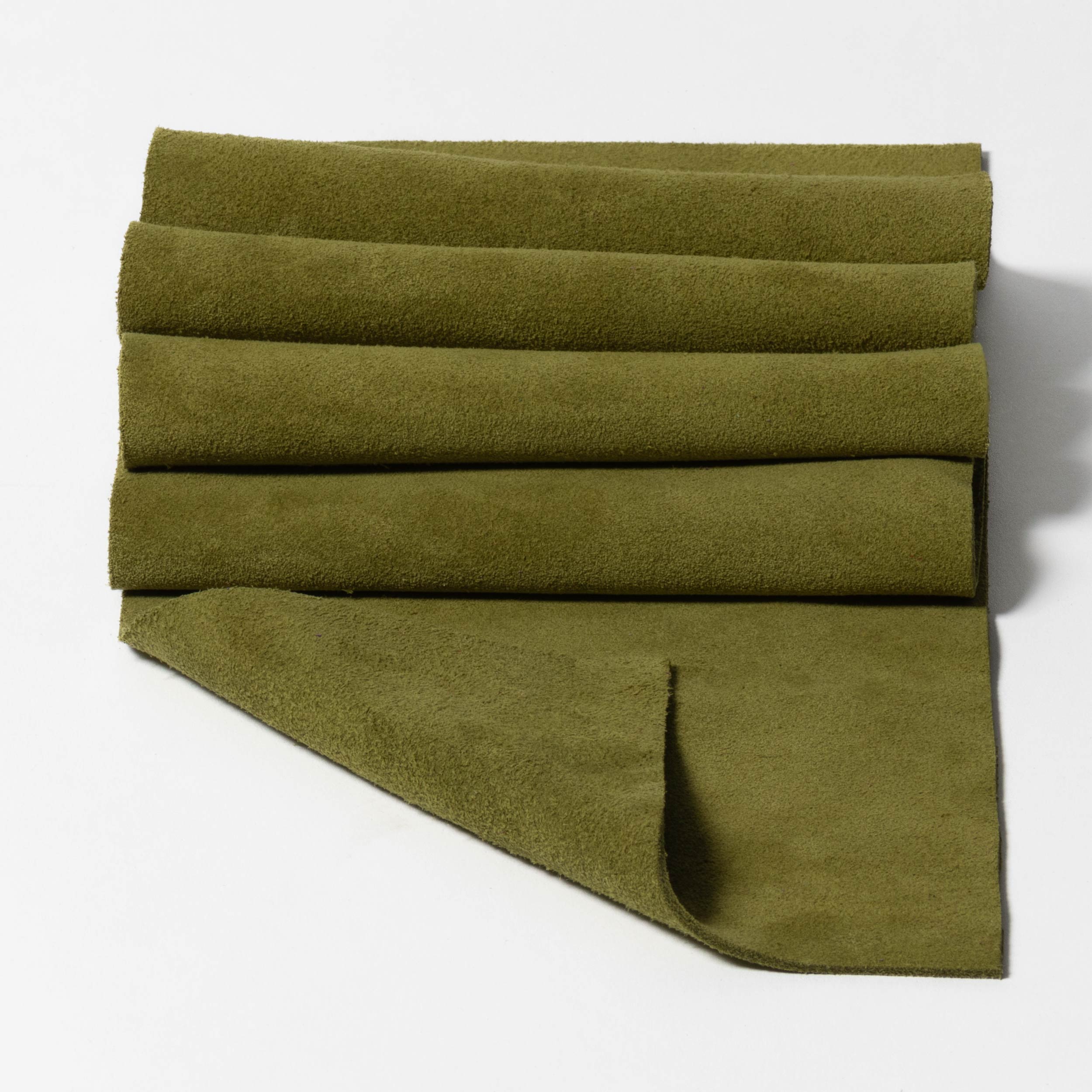 Loden Suede Leather Panels in Various Sizes – US CRAFTHOUSE