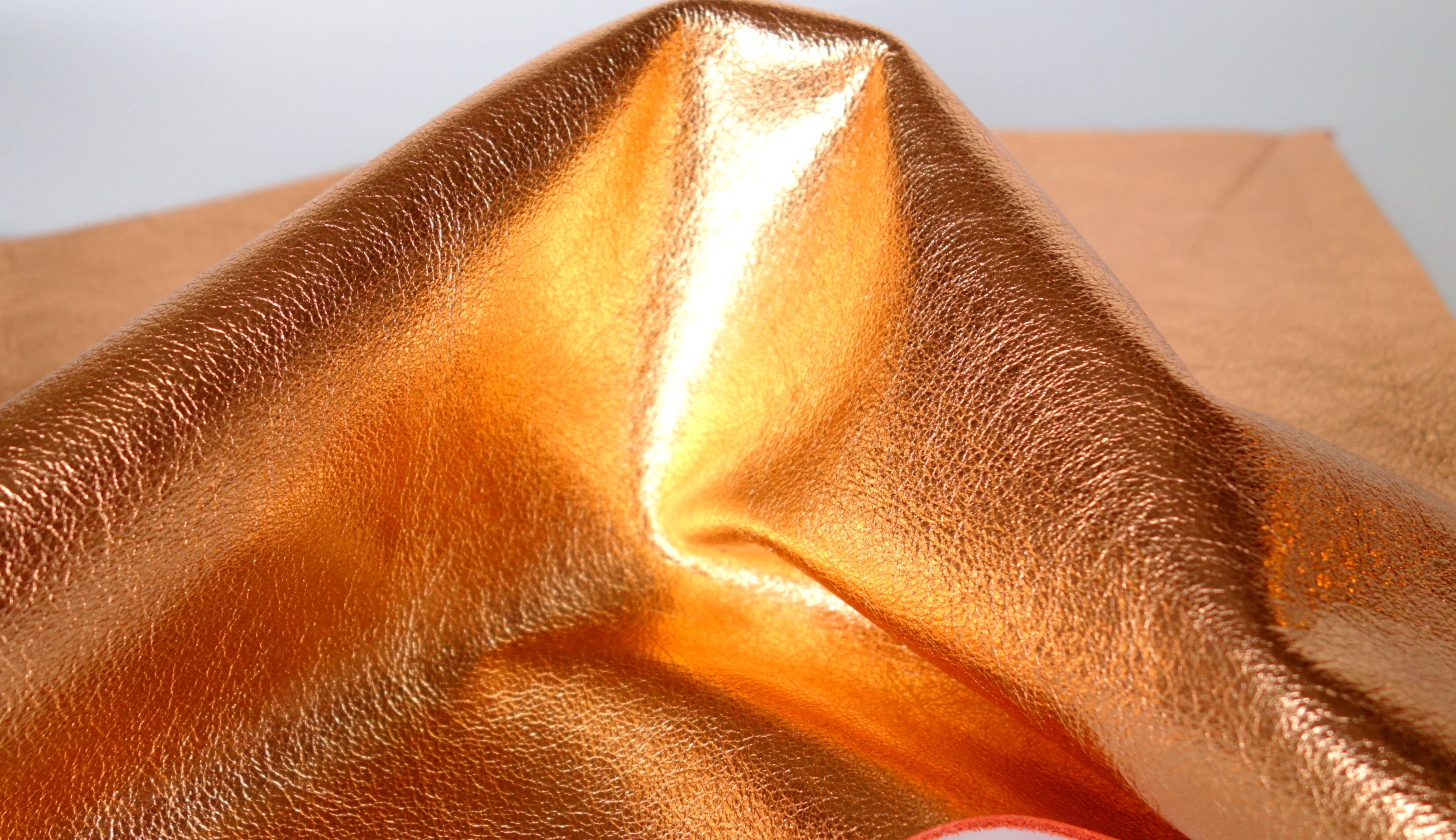 Copper Metallic Leather Pieces – US CRAFTHOUSE